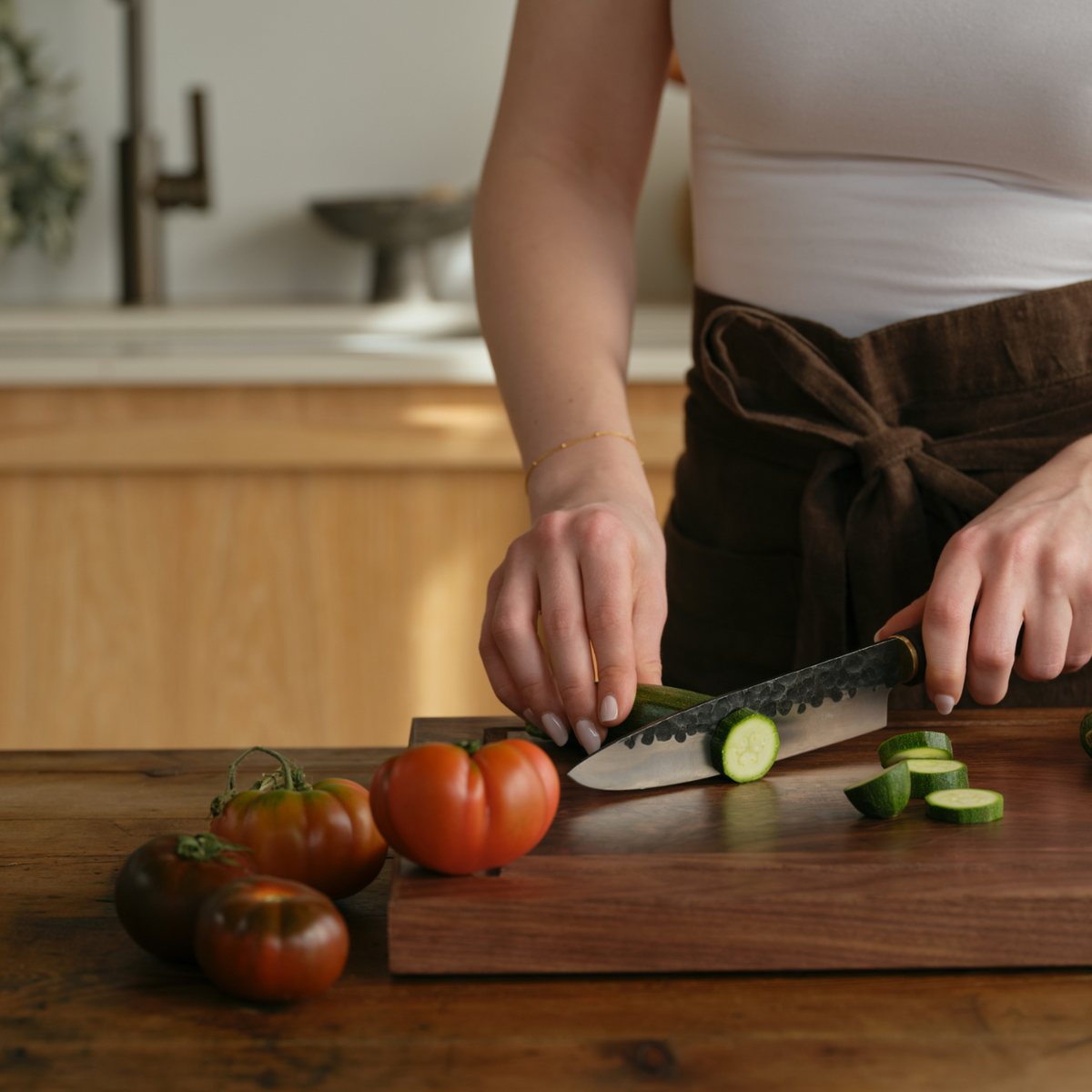 Handmade Japanese Utility Knife | Katto Kitchen Knives